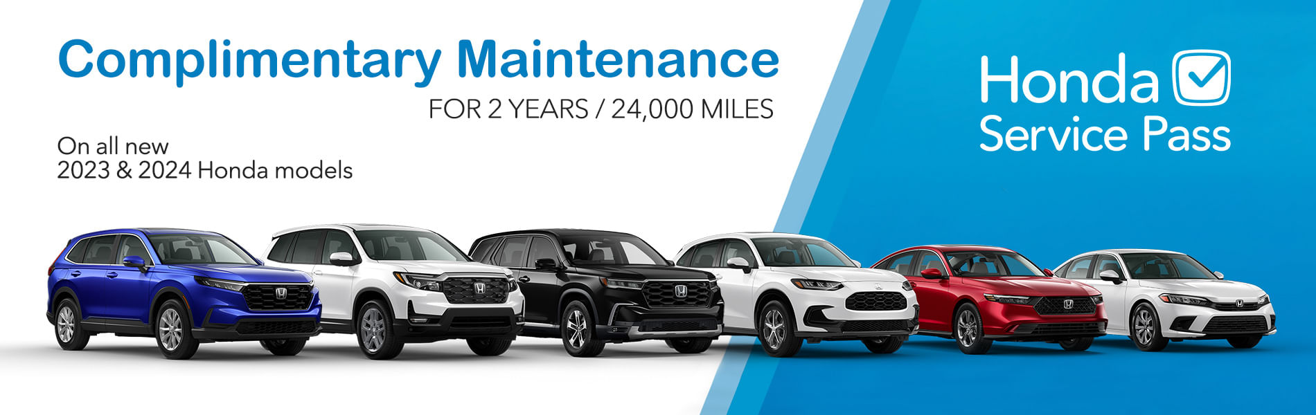 Honda Service Pass on all New Honda Models | New Century Honda